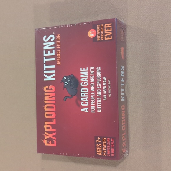 Exploding Kittens | Games | Nib Game Exploding Kittens Original Edition | Poshmark